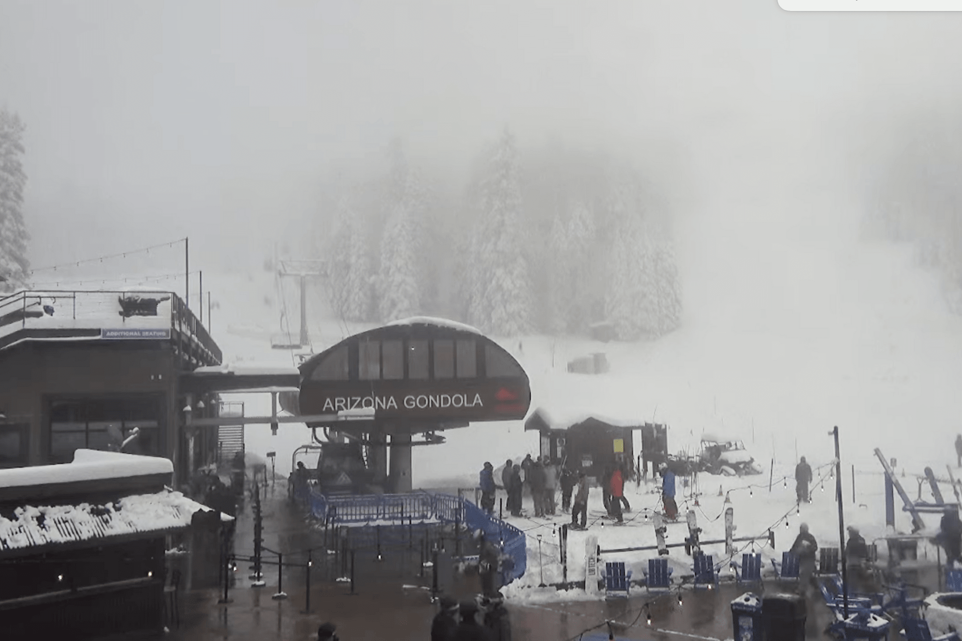 Arizona Snowbowl Hosts Surprise Afternoon Opening - Powder