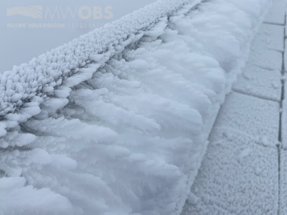 Winter Weather Is Rocking New England's Tallest Peak - Powder