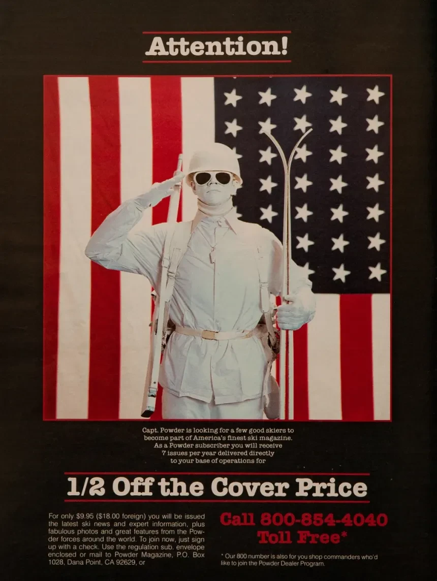 10 Best Classic '80s POWDER Magazine Ski Ads - Powder