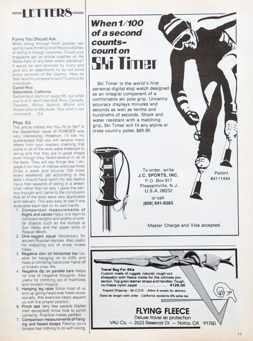 The Wackiest Vintage Ski Gear From POWDER's Archives - Powder