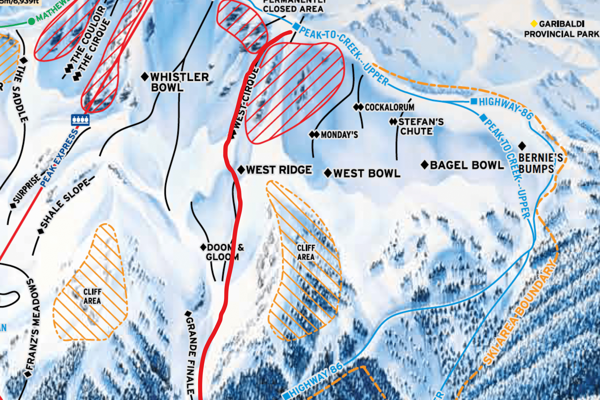 Whistler Blackcomb Winter Trail Map: The Best Runs and Lifts - Powder