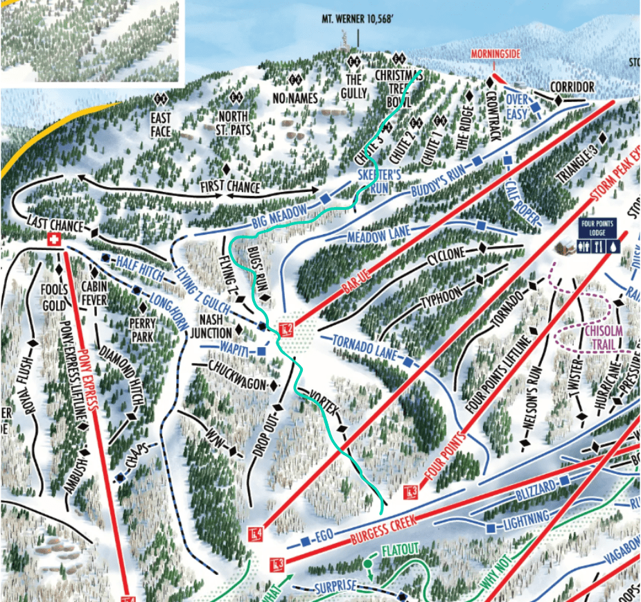Steamboat Winter Trail Map: The Best Runs and Lifts - Powder