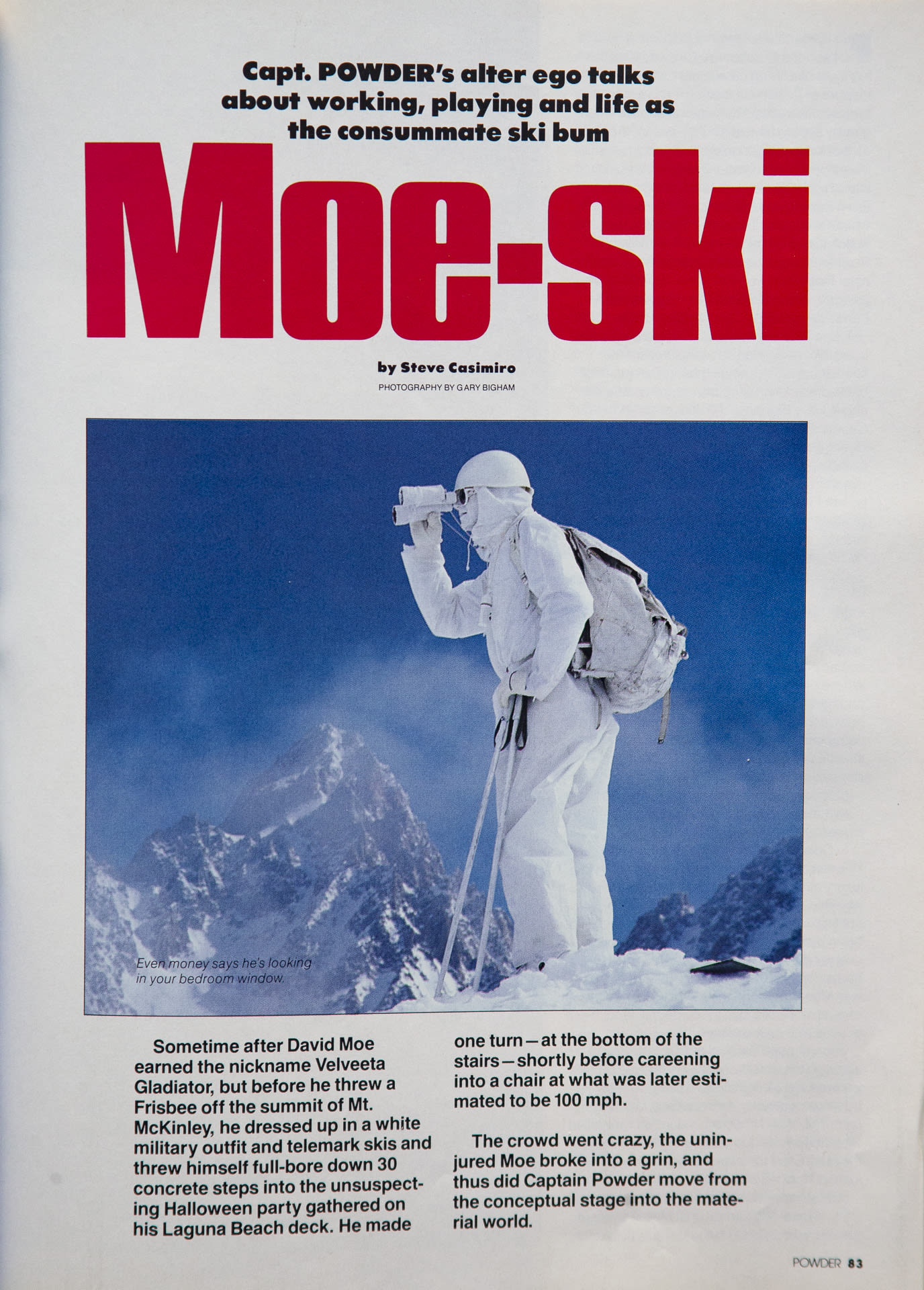 Who Is Captain Powder? - Powder