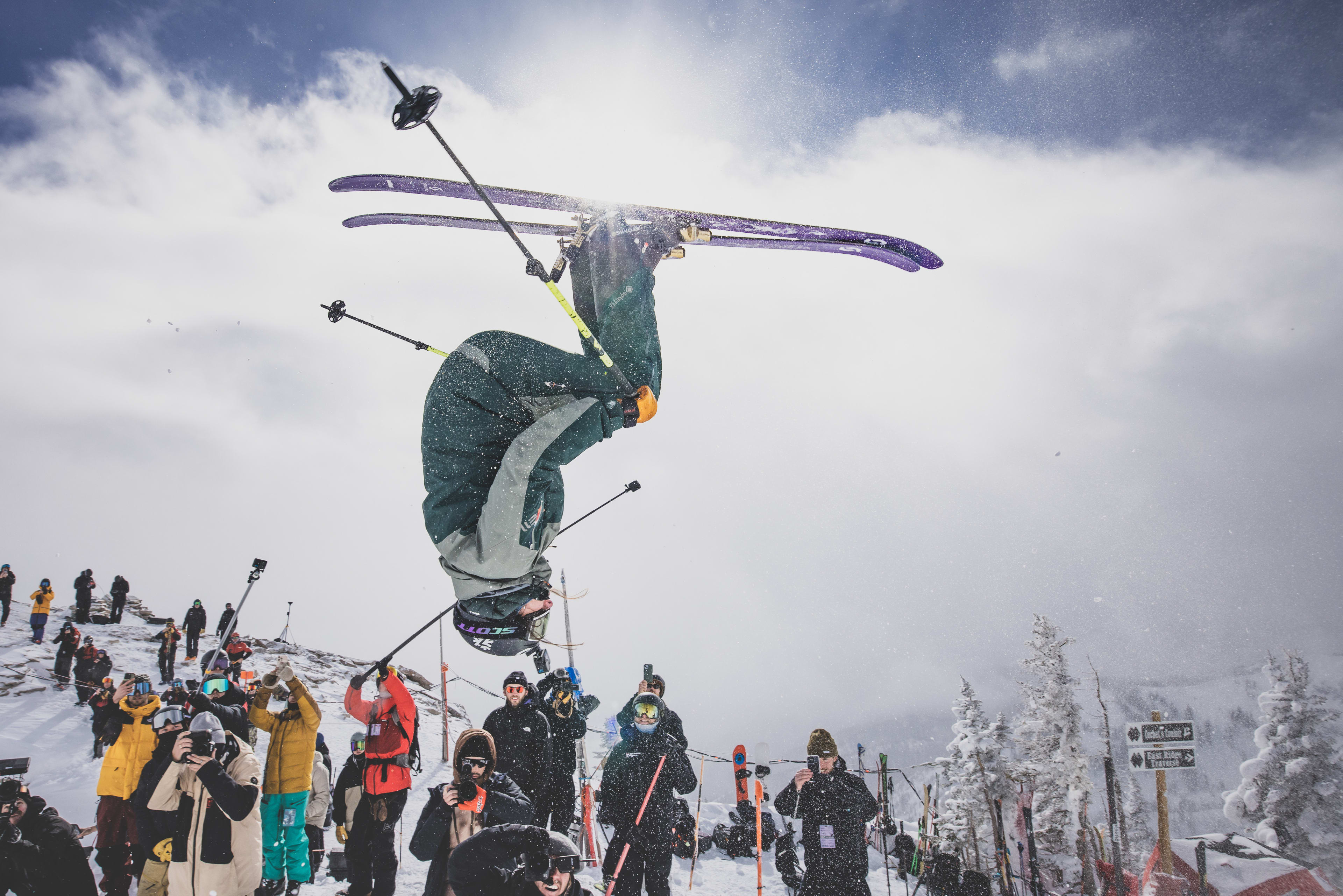 Veronica Paulsen’s Corbet’s Couloir Double Backflip - Powder